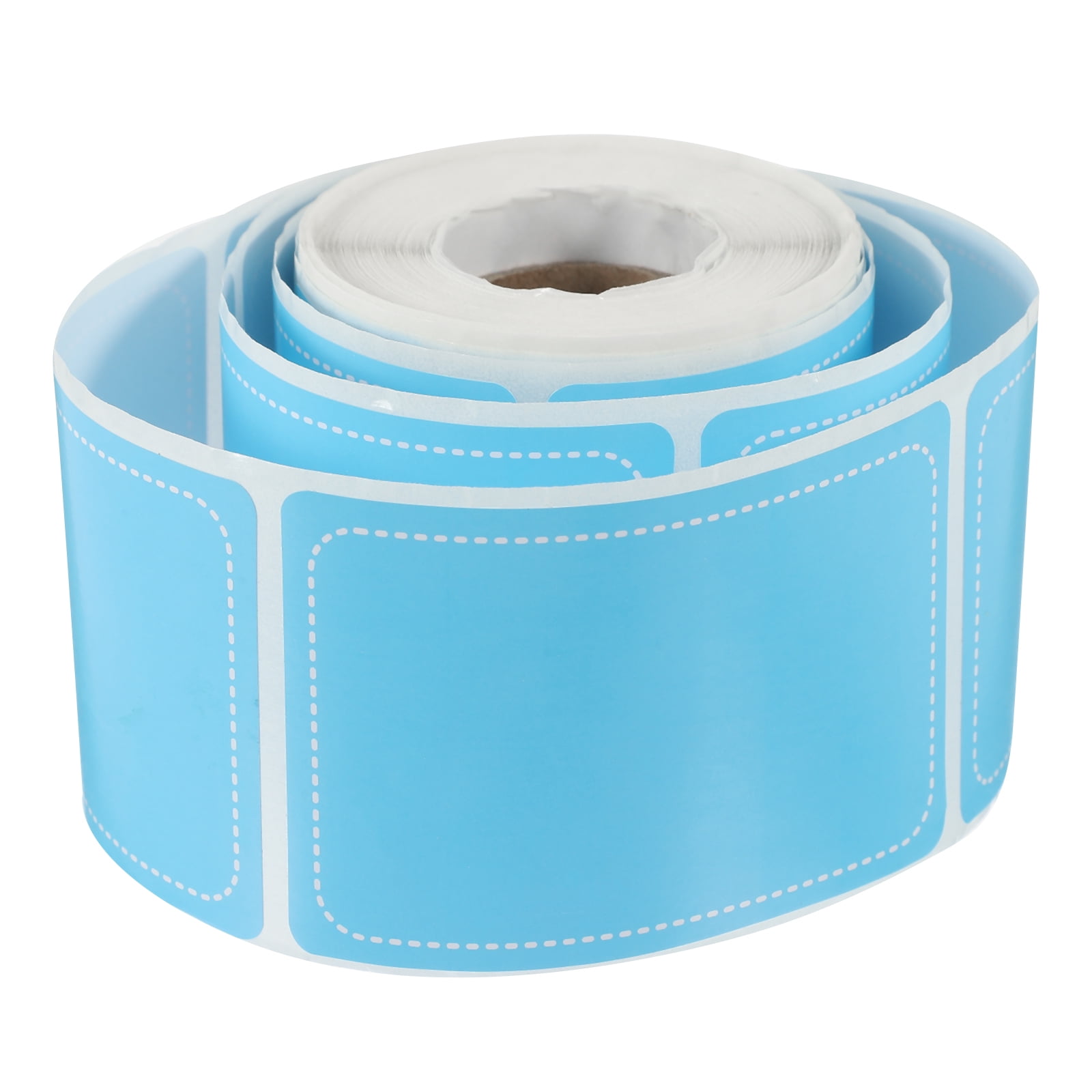 Sky-blue Coated Stickers for Office Use Writable Name Tag Labels with ...