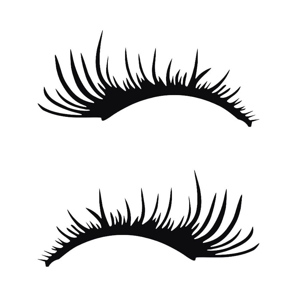 Sticker Lash Stickers Car Headlight Eyelashes 3D Auto Reflective Vinyl ...