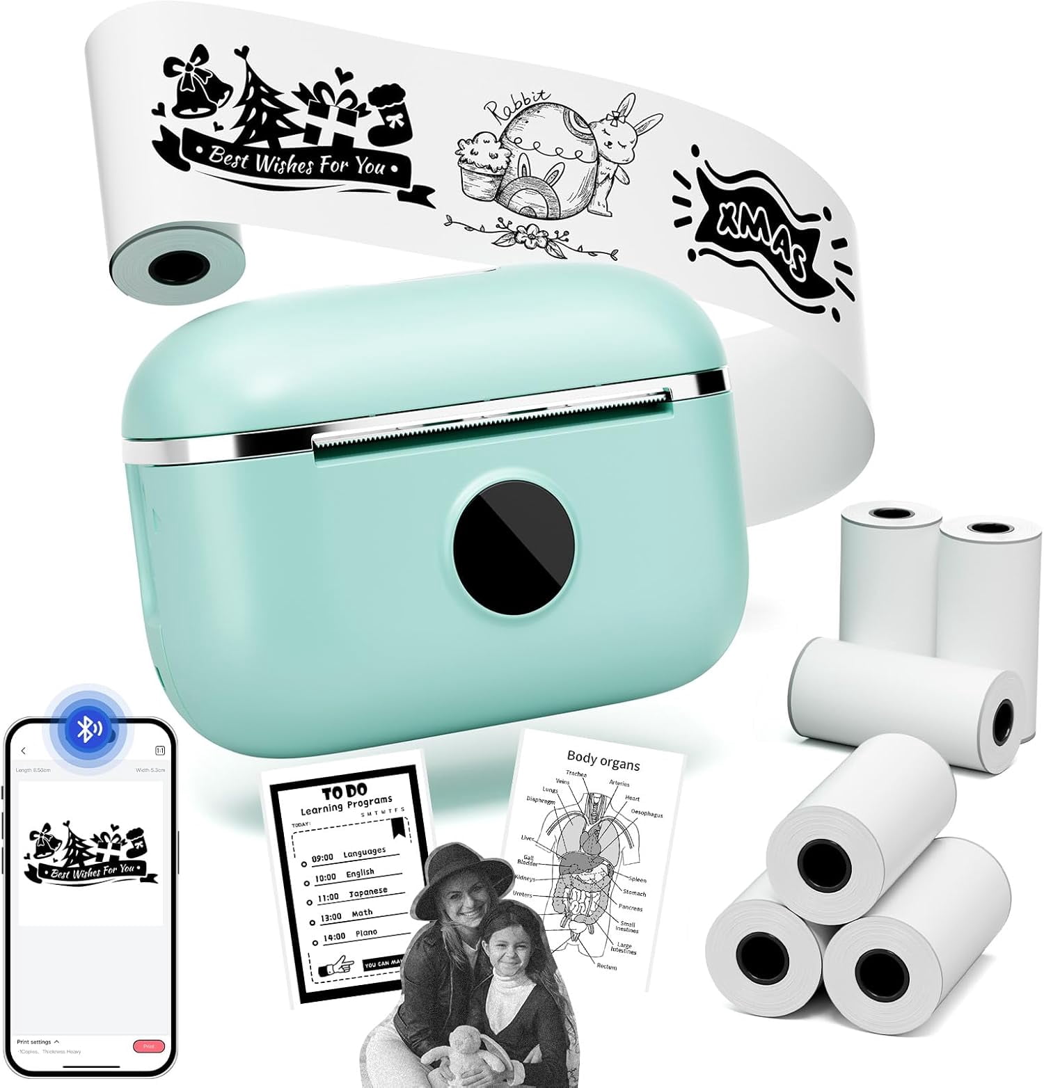 Sticker Maker for , Mini Sticker Printer Print Pod Pocket Portable ...