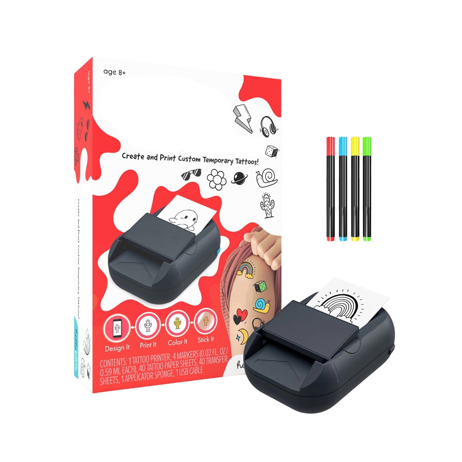 Sticker Maker Tool for Kids Ages 8+ – DIY Custom Sticker Creator with 4 ...