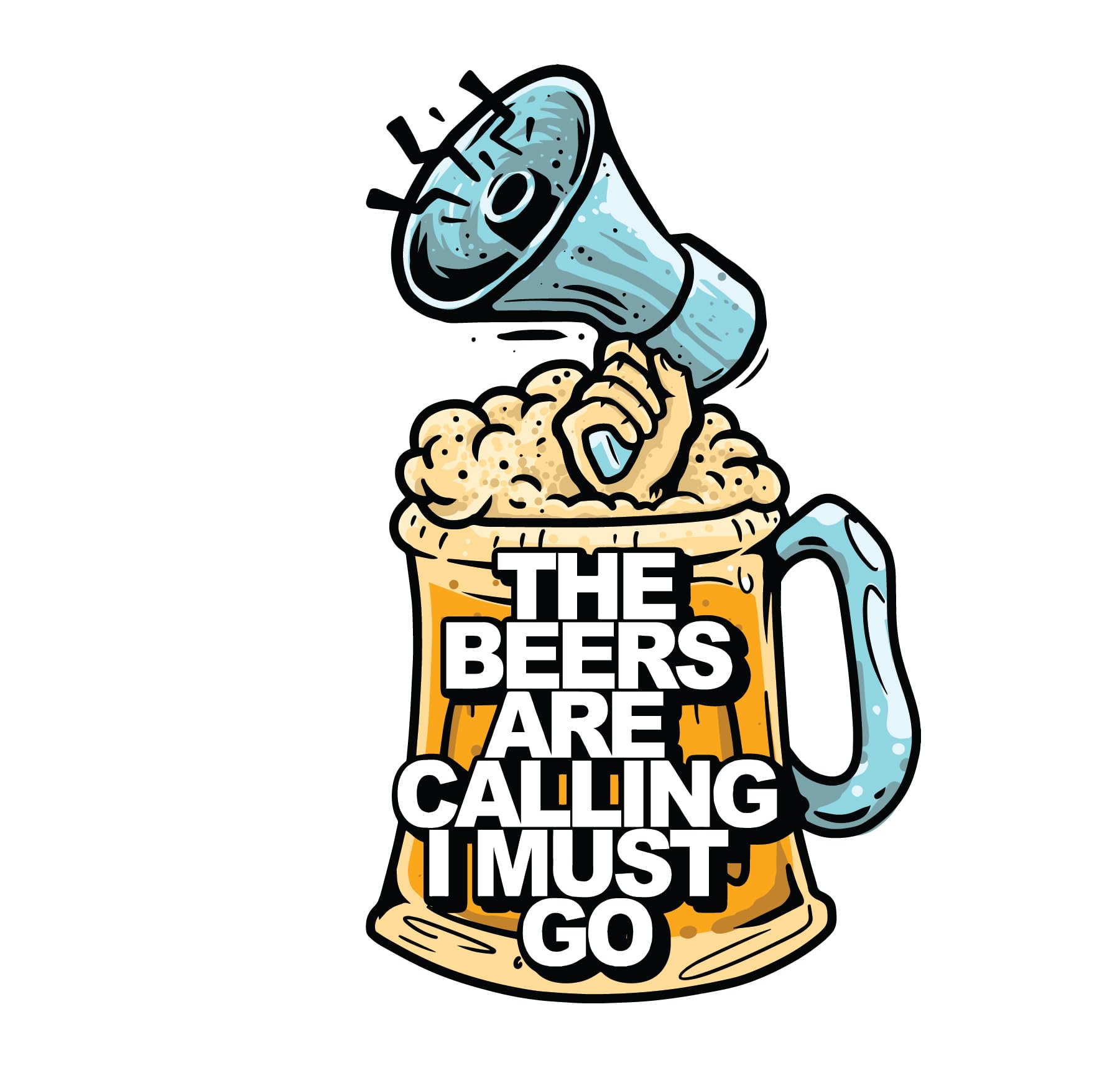 Sticker Mania Funny Sticker Decals - Fun Decal Set, Weather Resistant ...