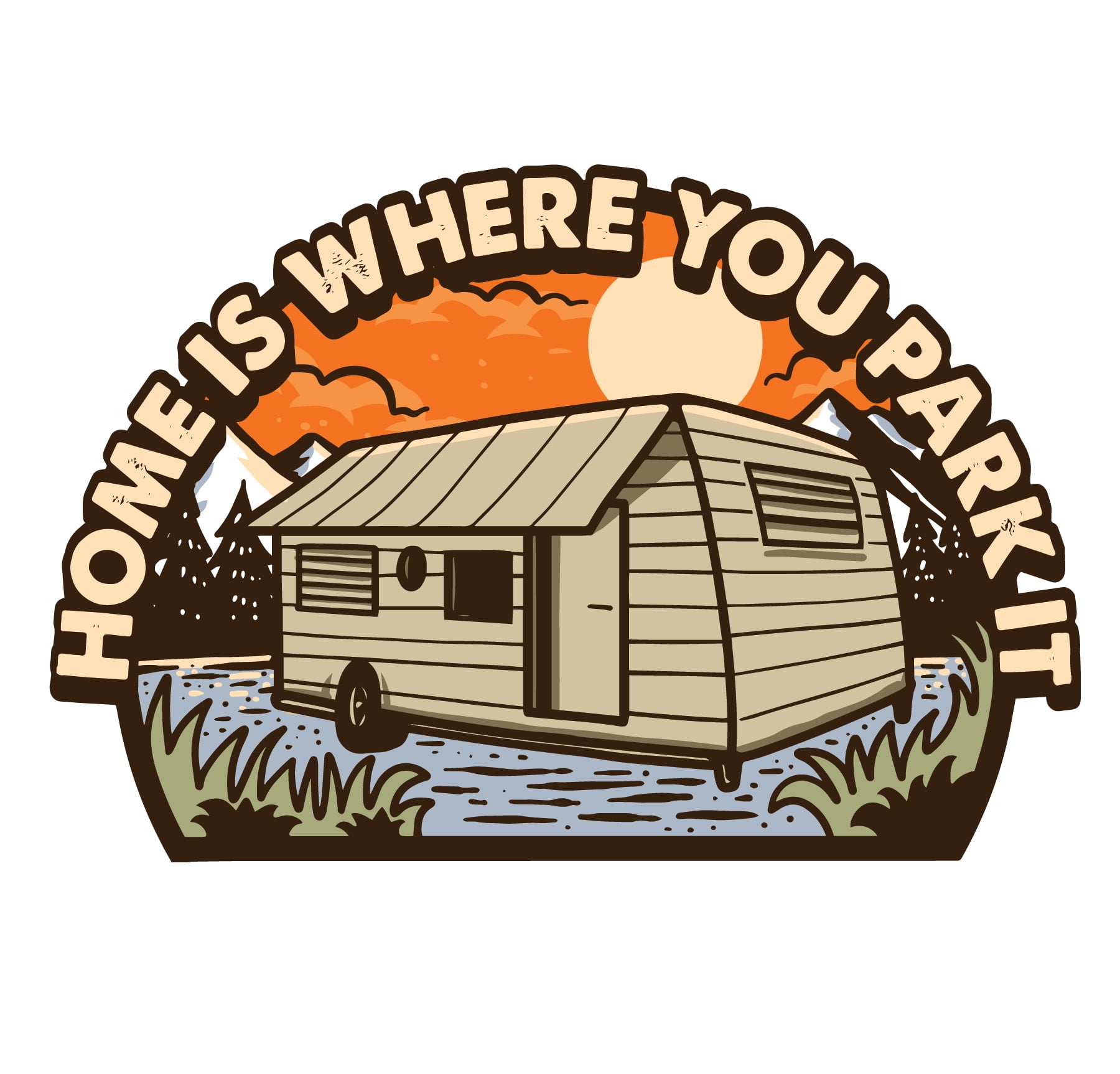 Sticker Mania Outdoors Sticker Decals - Fun Decal Set, Weather ...