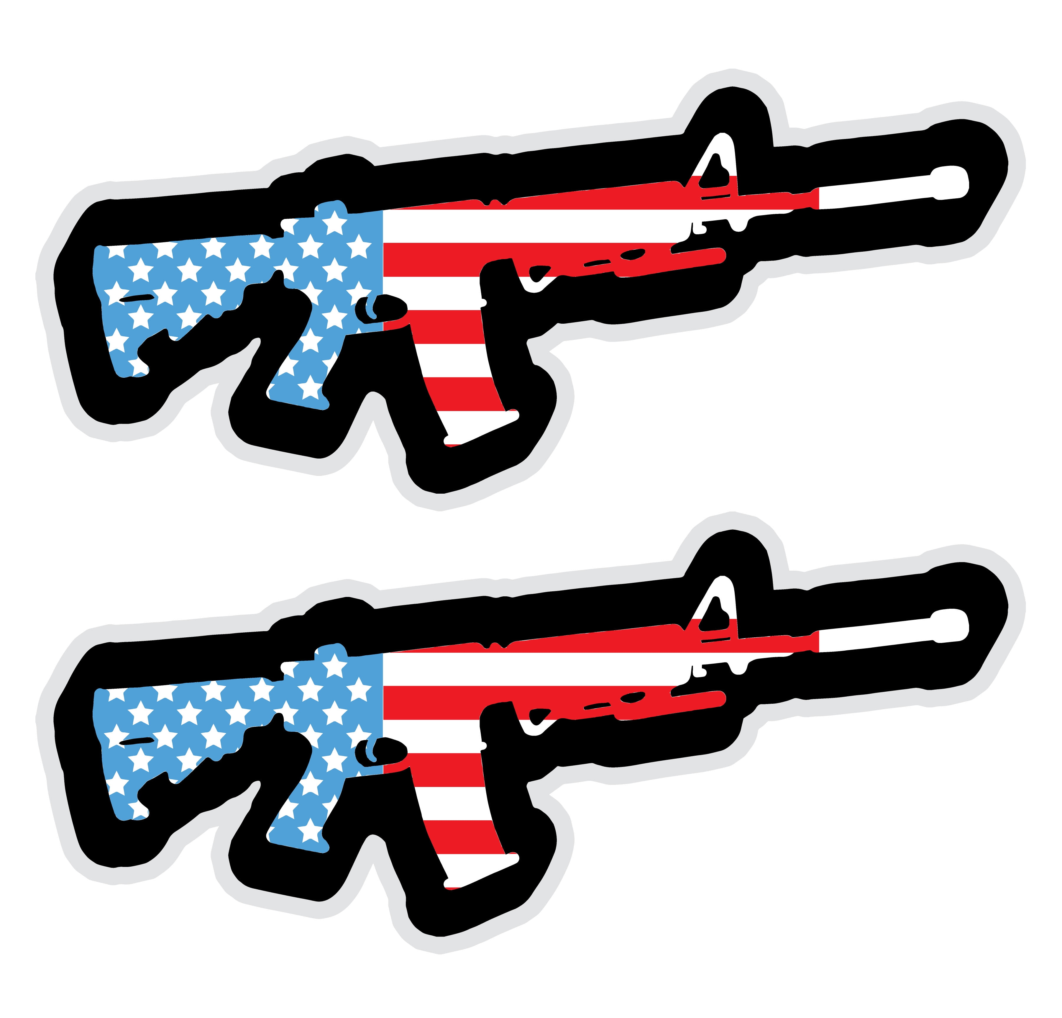 Sticker Mania USA Sticker Decals - Military Decal Set, Weather ...