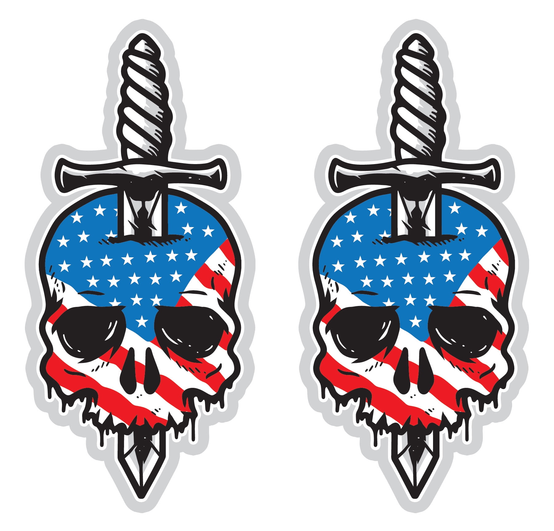 Sticker Mania USA Sticker Decals - Military Decal Set, Weather ...