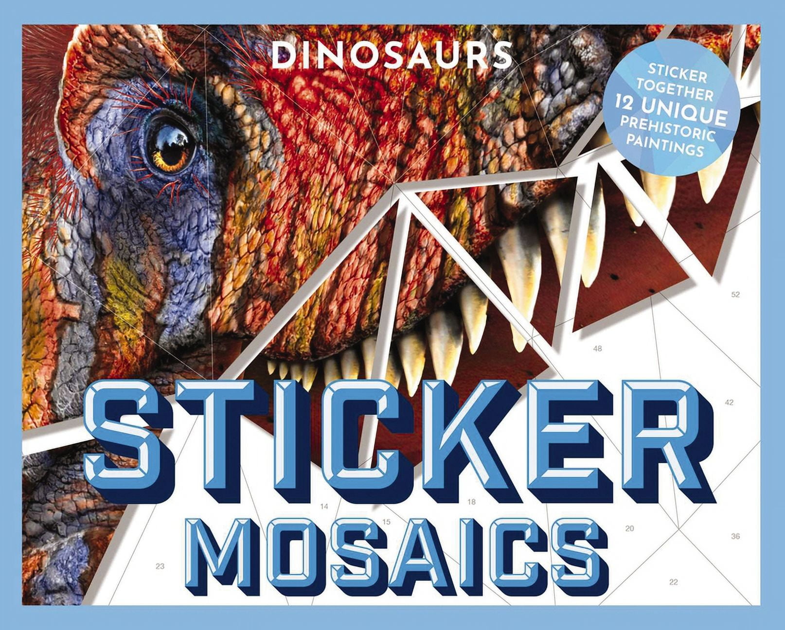 Sticker Mosaics Sticker Mosaics: Dinosaurs: Puzzle Together 12 Unique ...