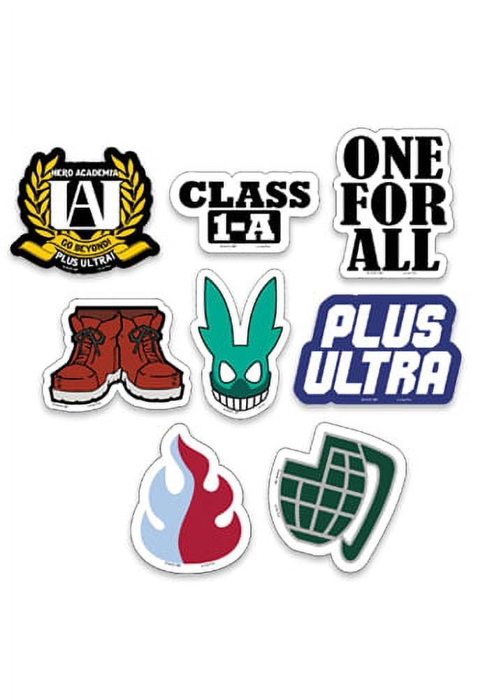 Sticker - My Hero Academia - Symbols Die-Cut Set New ge55260 - Walmart.com