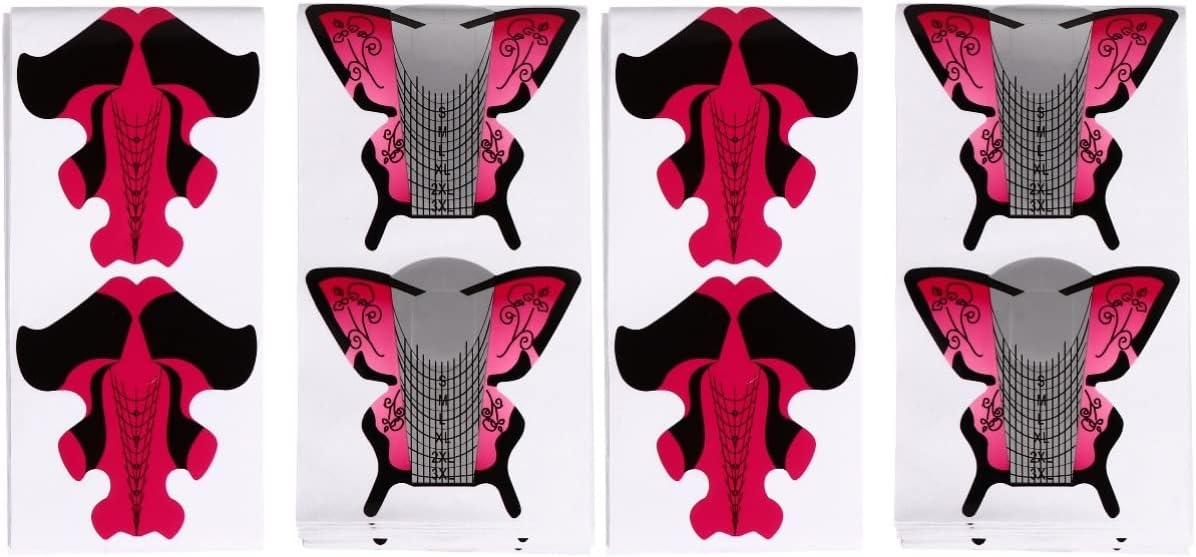 Sticker Nail Tool 2pcs Nail Form Extension Nail Form Extension Guide ...