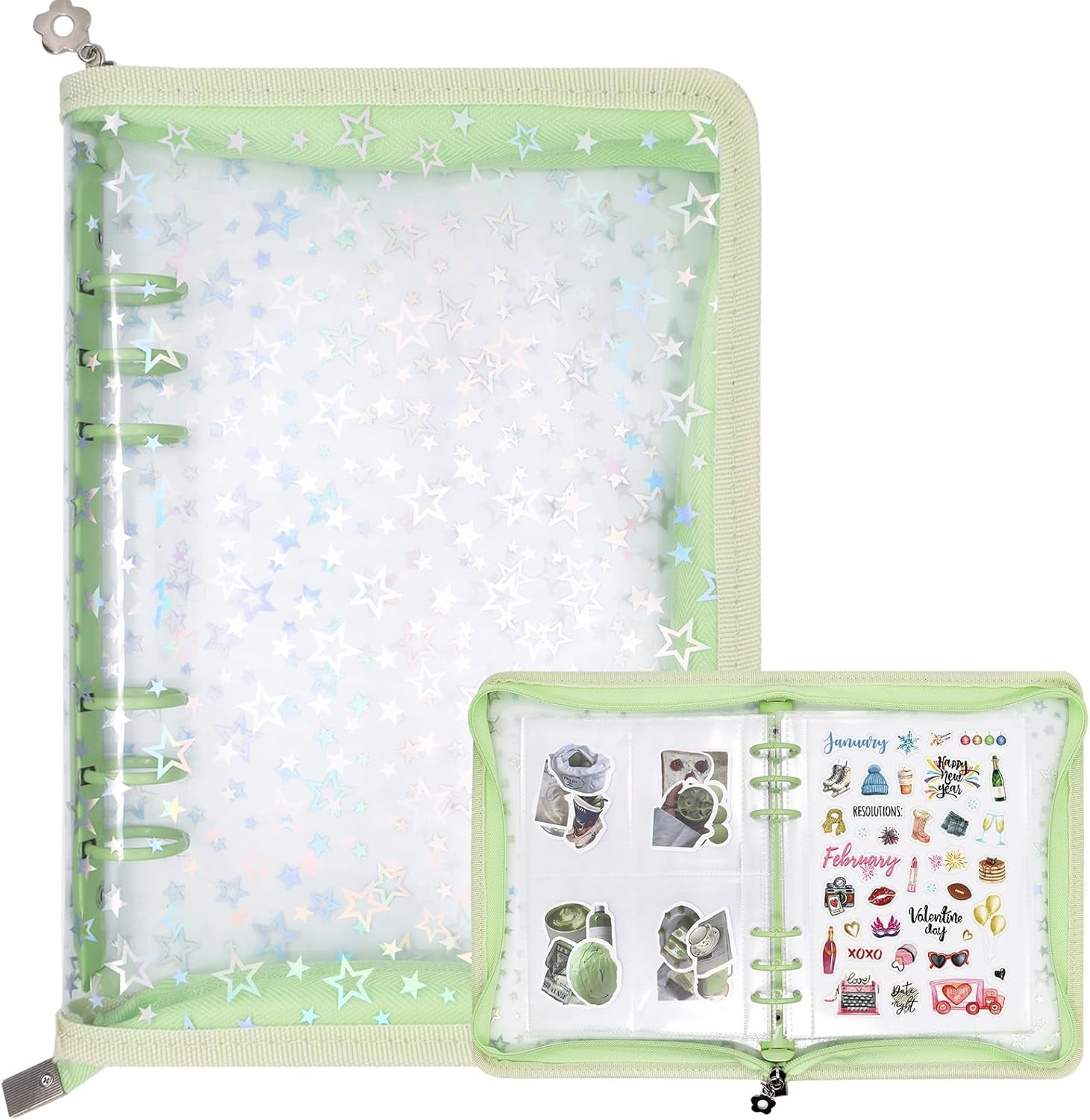 Sticker Organizer Binder - Reusable Sticker Collecting Book Storage ...