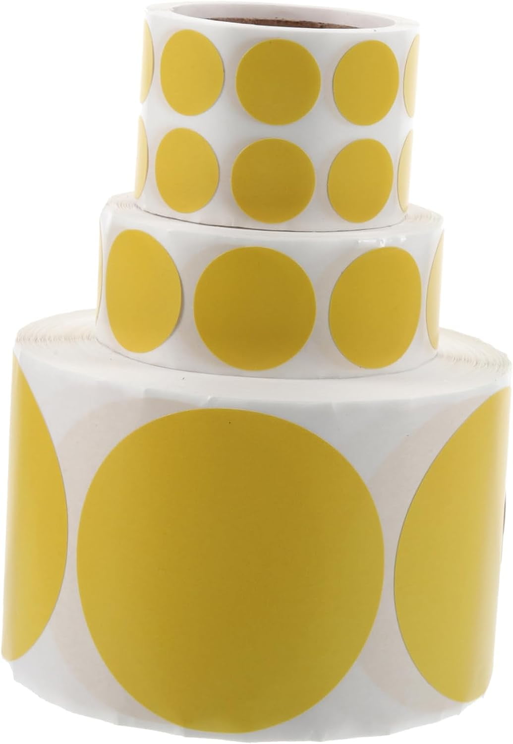 Sticker Paper 3 Rolls Colored dot Stickers Blank Labels dot Labels ...