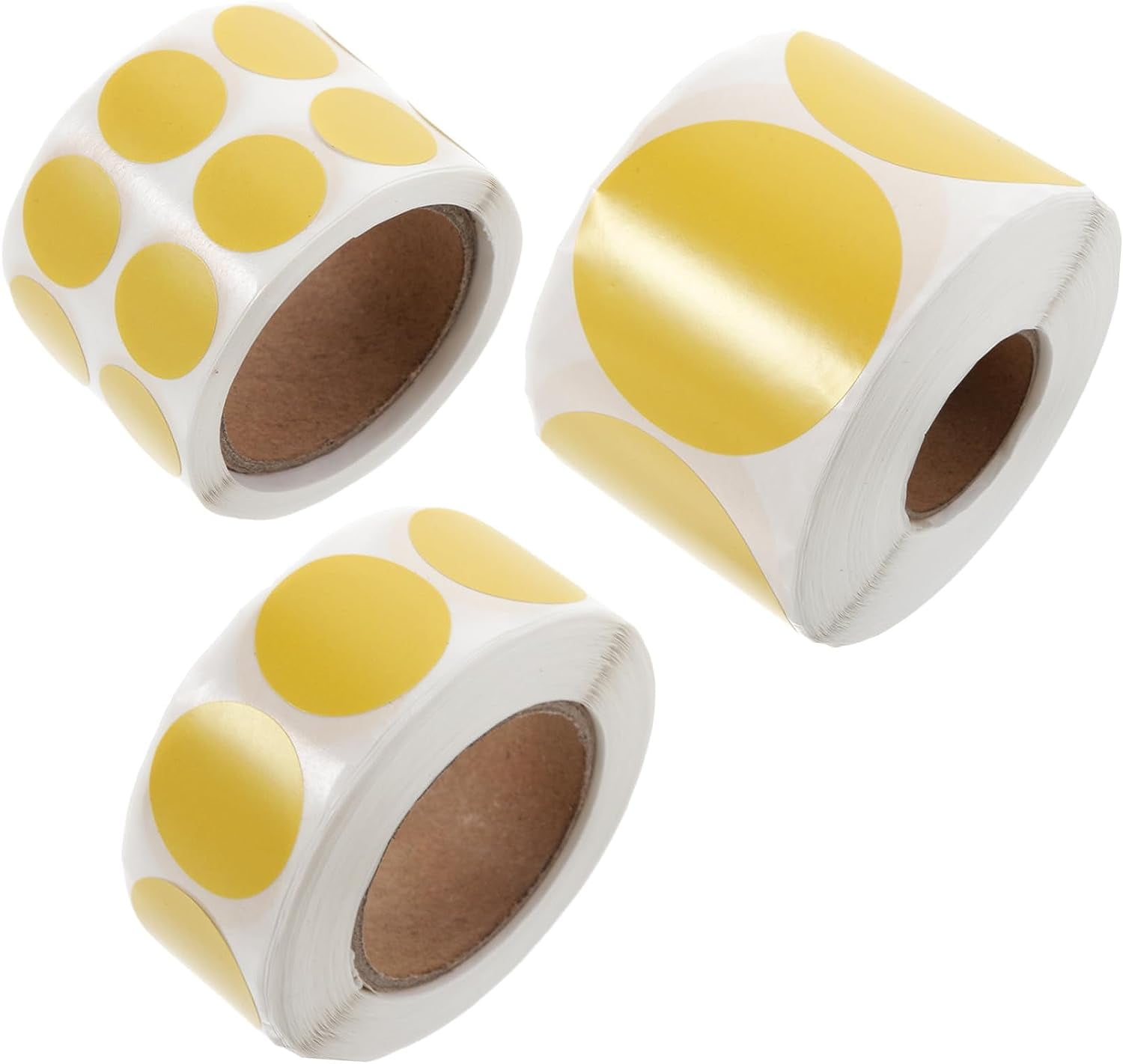 Sticker Paper 3 Rolls of Dot Stickers Gifts Round Stickers Compact ...