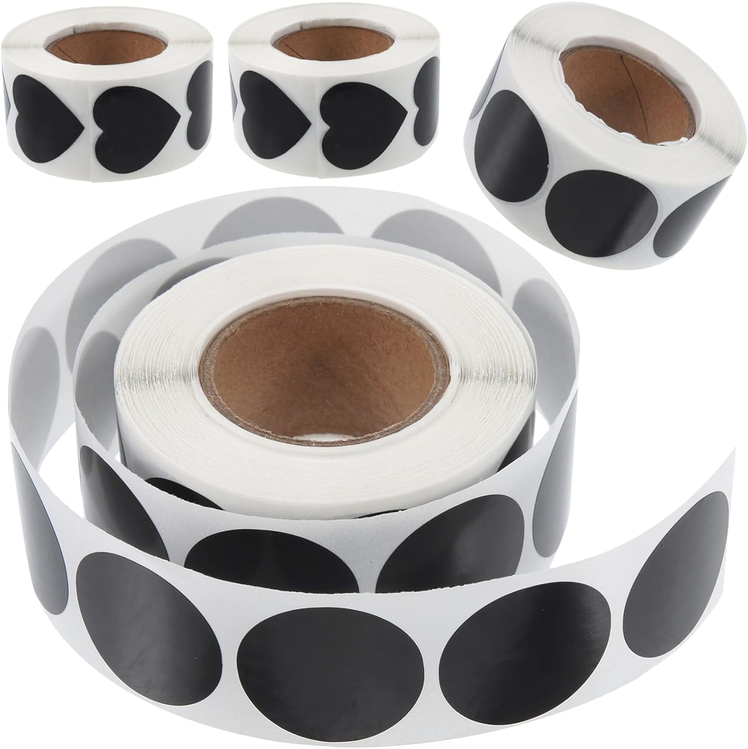 Sticker Paper 4 Rolls Decal Stickers Round Labels Classification dot ...