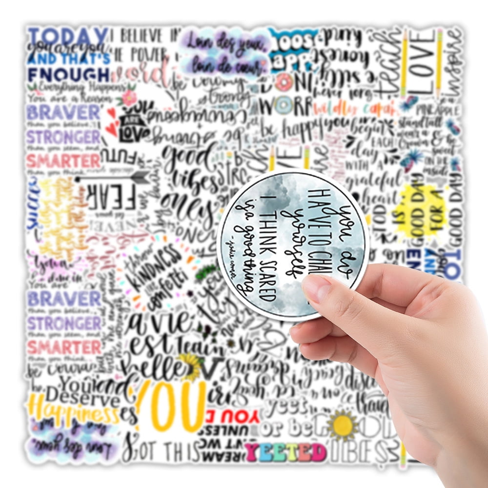 Sticker,Pc Laptop Mobile Reusable Waterproof Stickers 50pcs Stickers ...