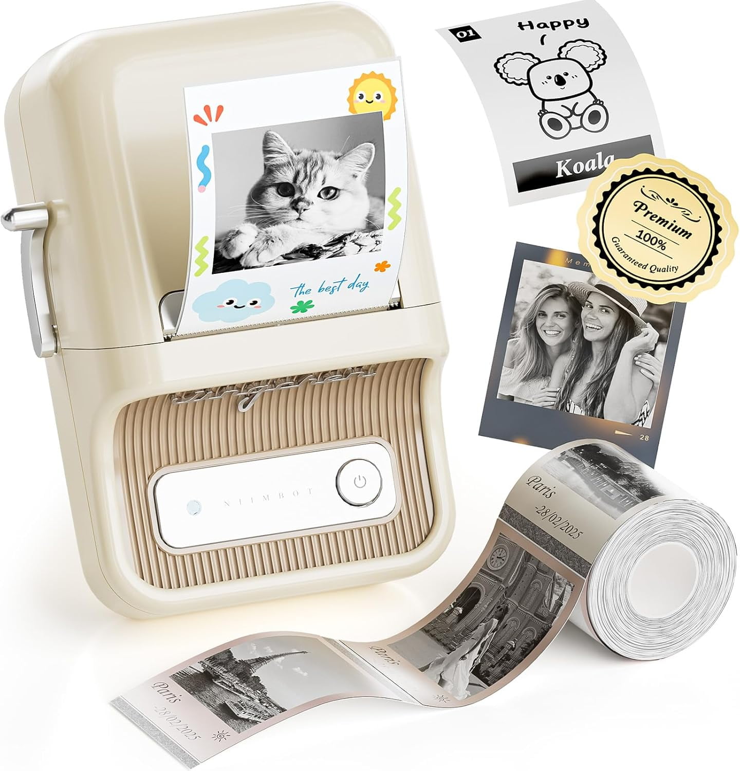 Sticker Printer, B21 Pro Portabel Sticker Maker, Bluetooth Label Maker ...