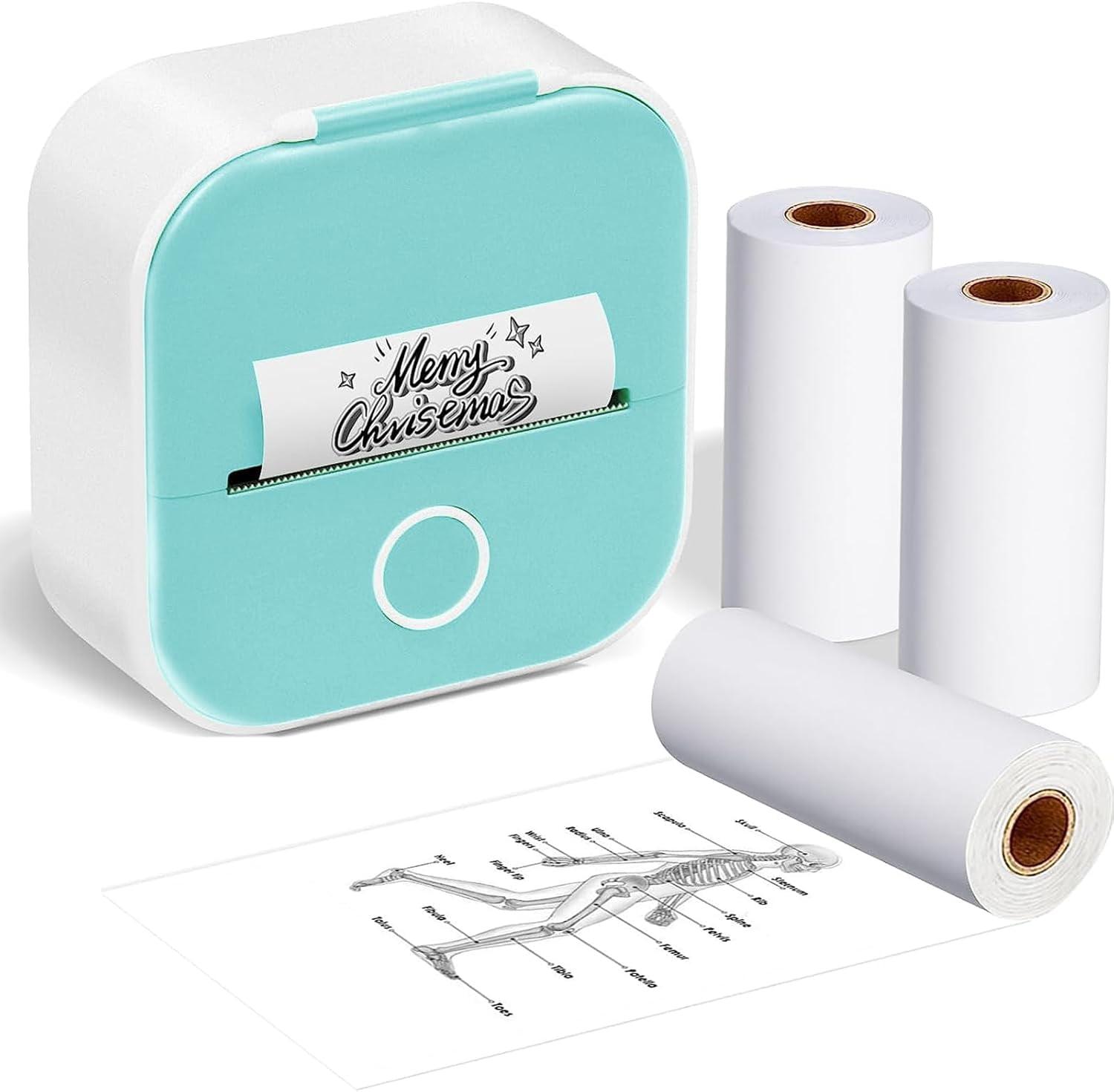 Sticker Printer Machine - T02 Portable Bluetooth Thermal Mini Printer ...