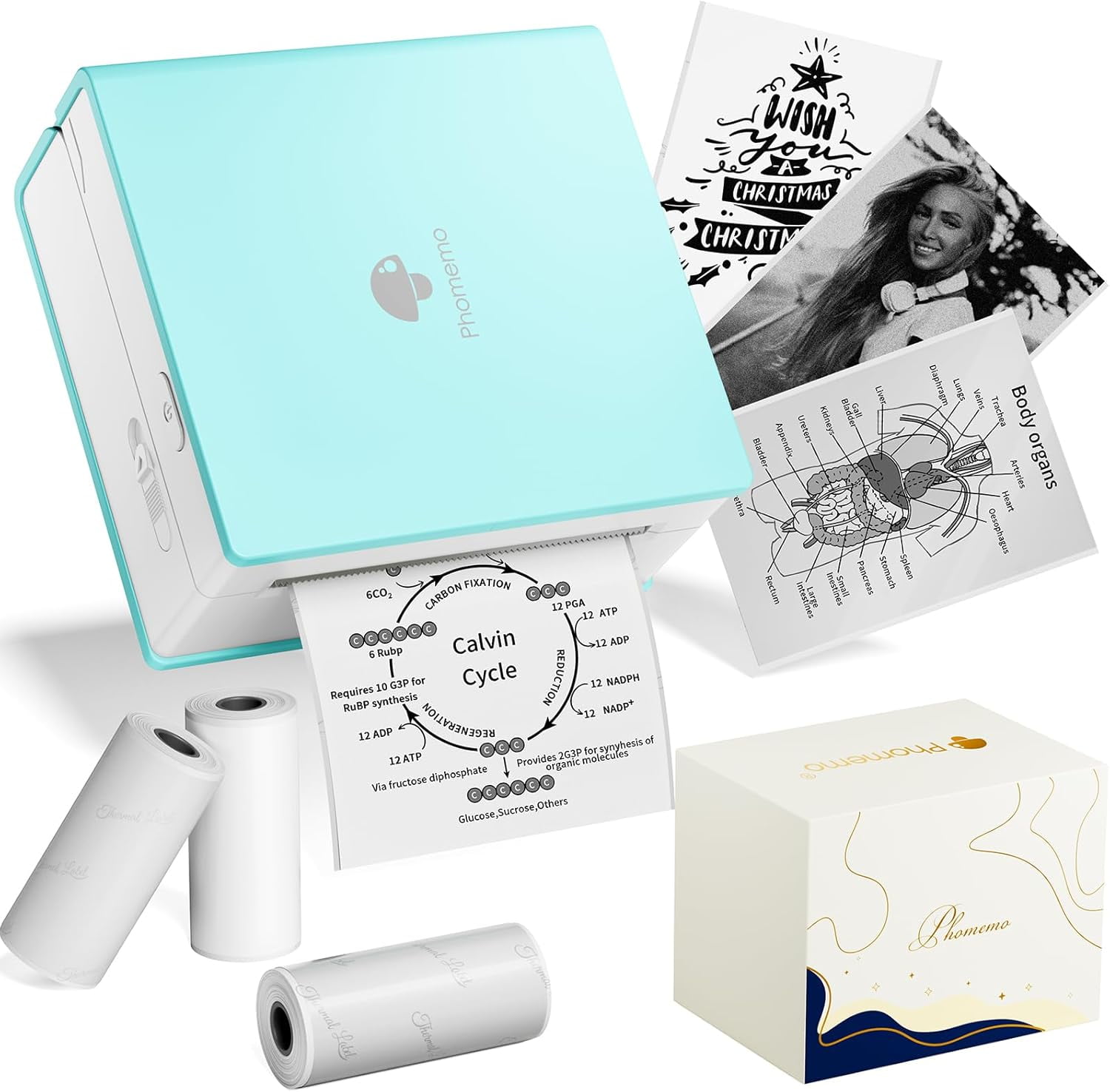 Sticker Printer- Mini Thermal Sticker Printer Machine, Small Pocket ...