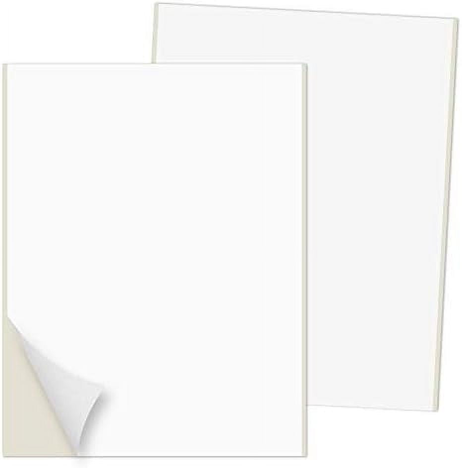Sticker Printer Paper Shipping Labels Full Sheet with Self Adhesive ...
