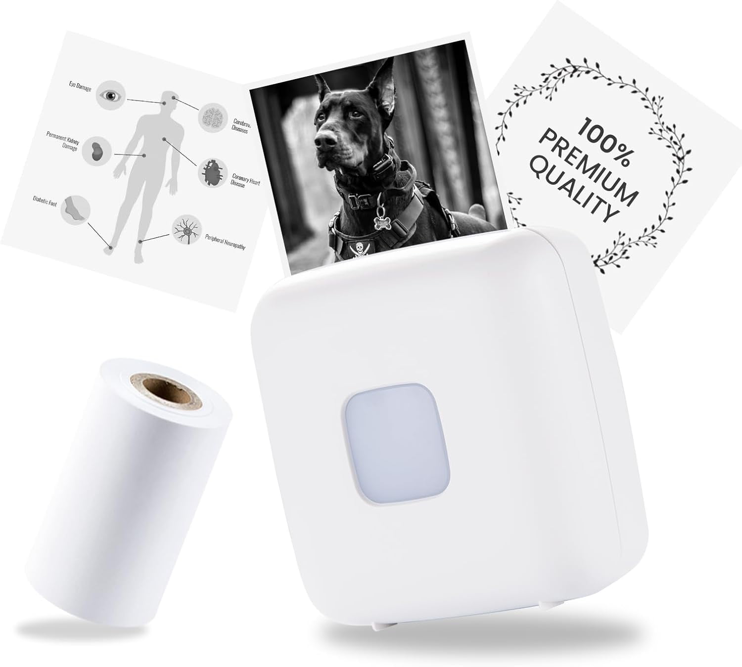 Sticker Printer, TP6 Print Pods Mini Printer, Portable Sticker Maker ...