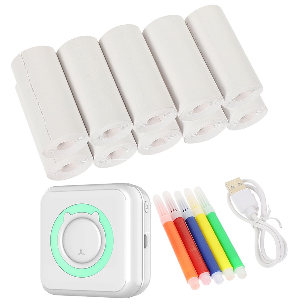 Sticker Printer Thermal Label Printers Machine Portable Maker Office ...