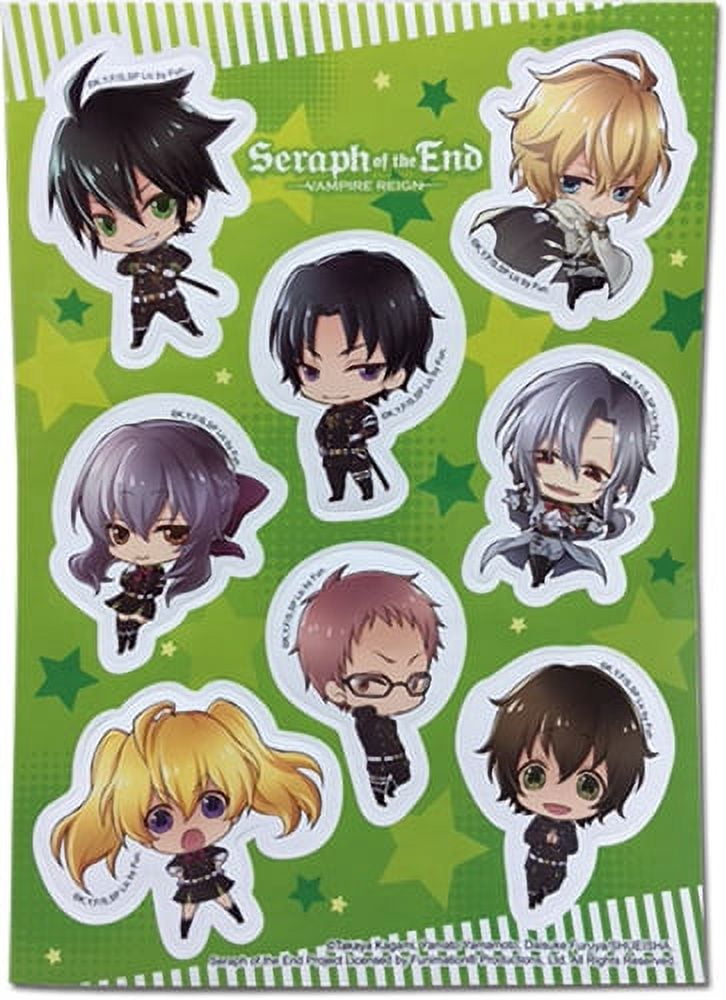 Sticker - Seraph of the End - New SD Group Set Toy Licensed ge55570 ...