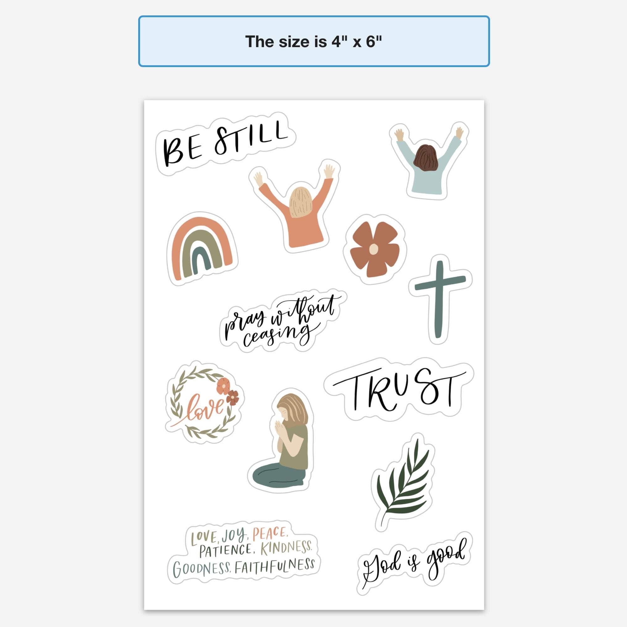 Sticker Sheet | Bible Journaling - Walmart.com