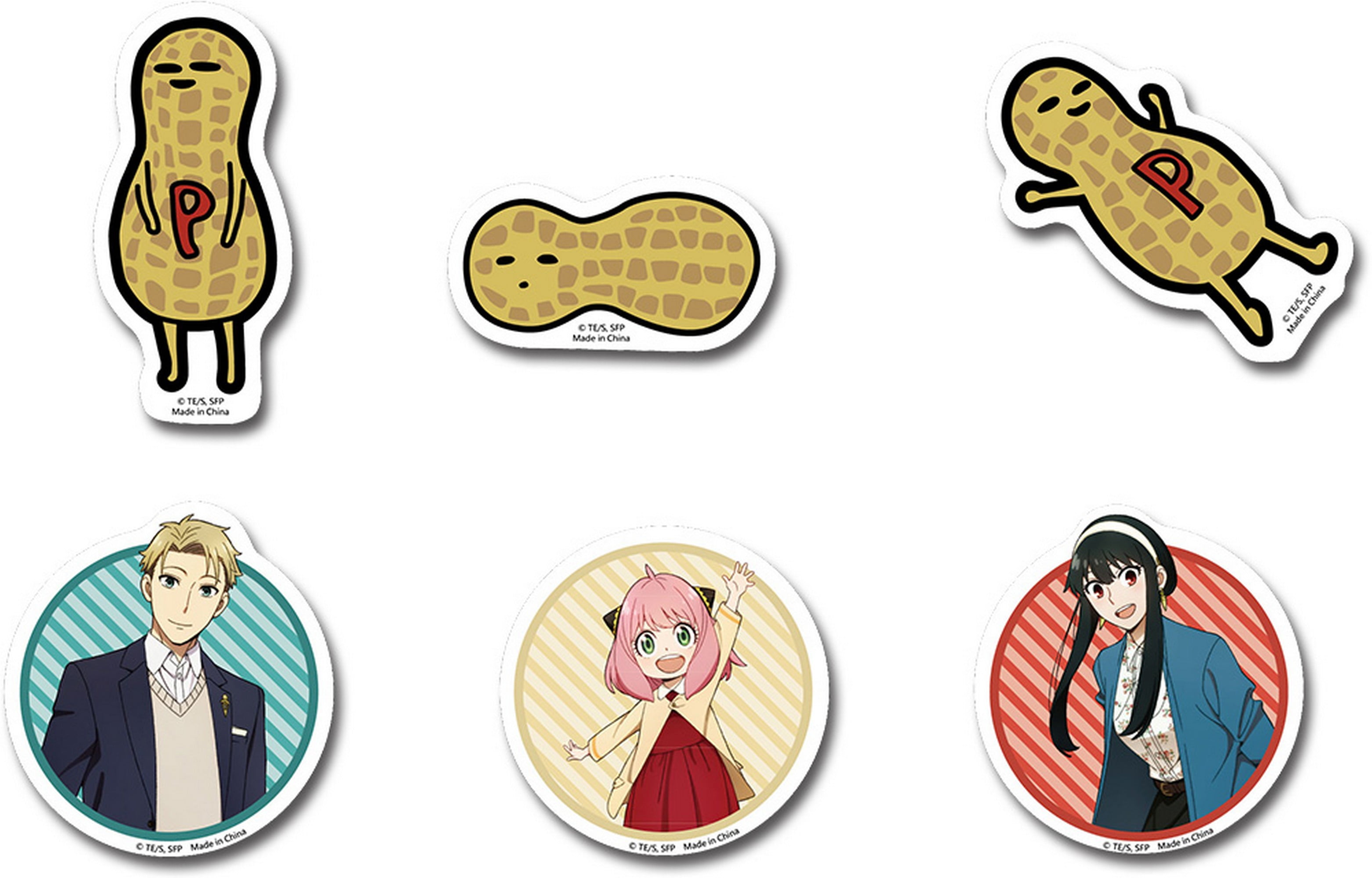 Sticker - Spy X Family - Sd Main Character Die-Cut Sticker Set ...