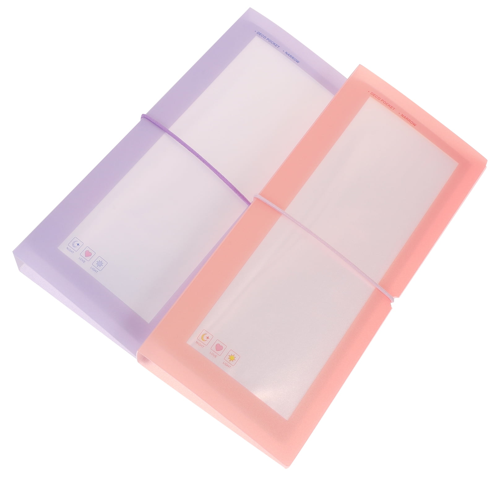 Ifundom 2-Pack Sticker Storage Books Lightweight Organizer with ...