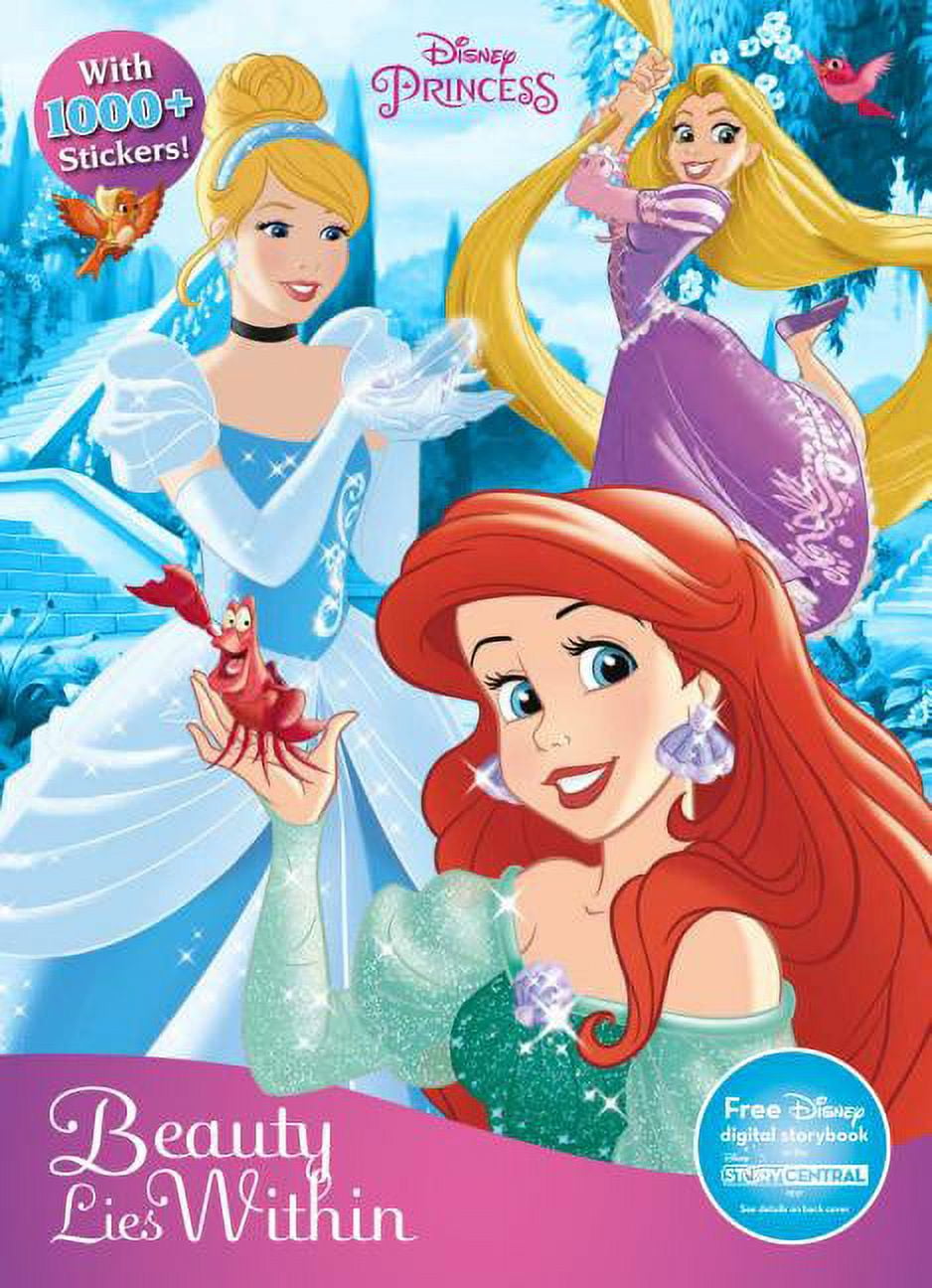 Sticker Treasury & Coloring: Disney Princess Beauty Lies Within: With ...