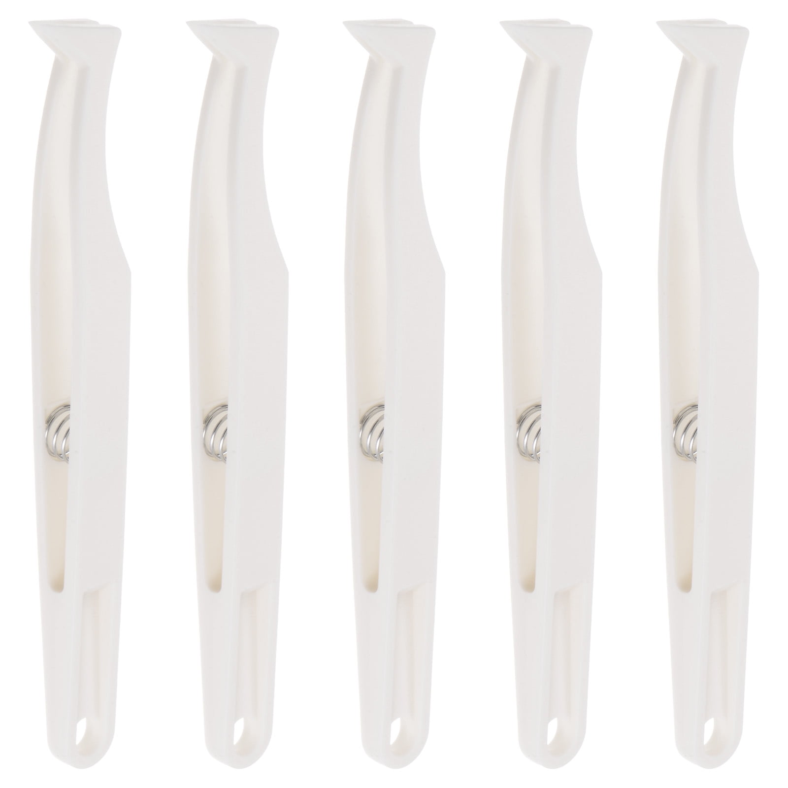 Sticker Tweezers for Crafting Curved Tip with Spring, White, 5 Pieces ...