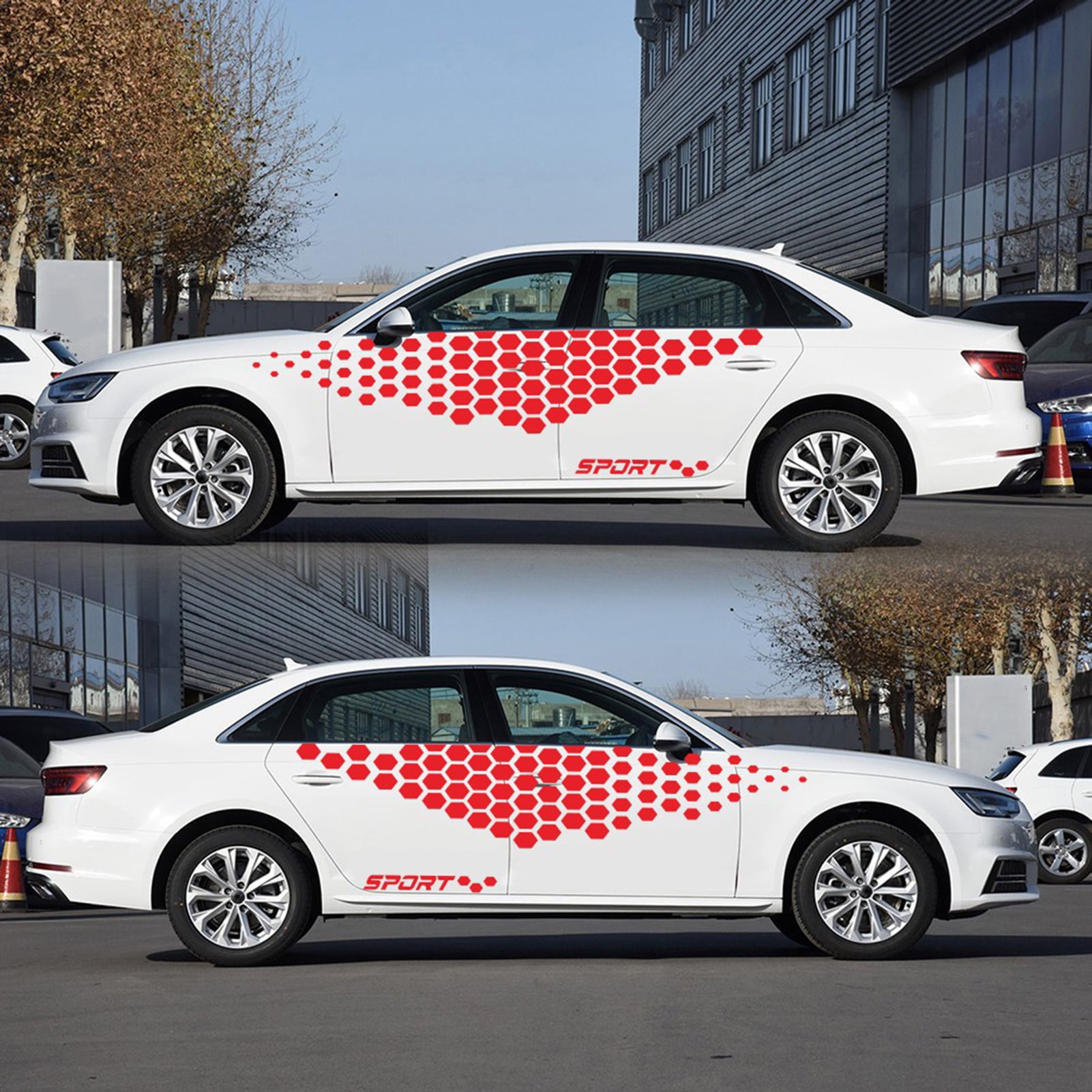 Sticker,Universal Body Sticker 2pcs Universal Body Car Door Stickers ...