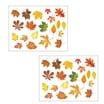 12 Sheets of Thanksgiving Window Stickers, Seasonal Fall Turkey Decals ...