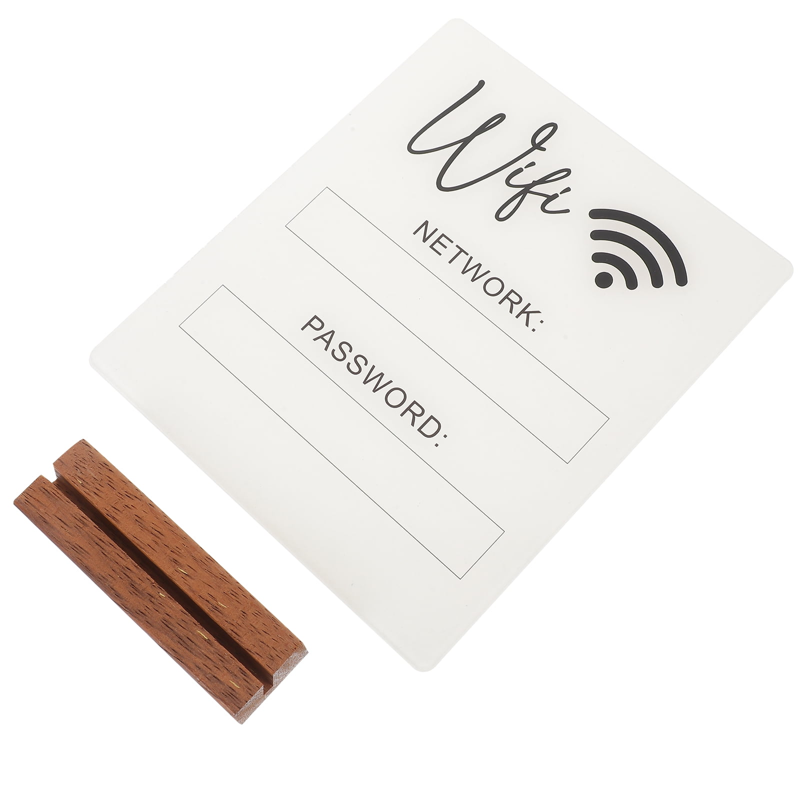 Sticker Wall Network Password Sign Wifi Password Sign 22.00X16.00X2 ...