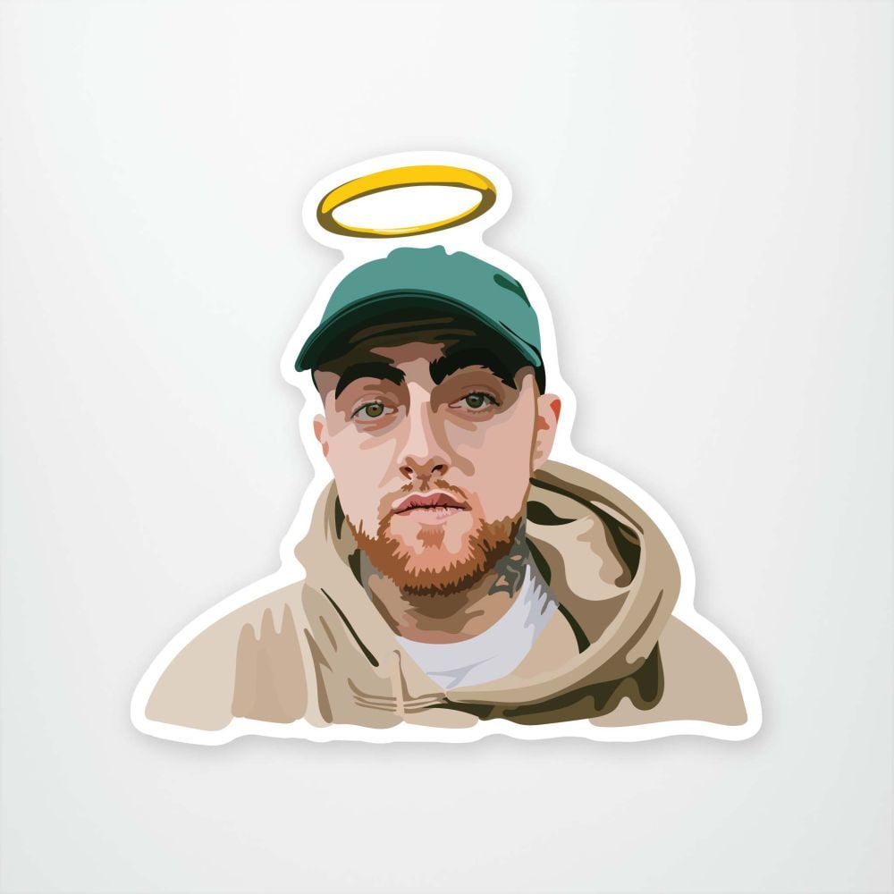 Sticker You, Mac Miller Sticker - Walmart.com
