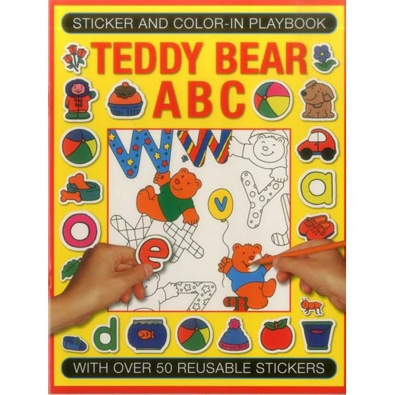 Sticker and Colour-in Playbook: Teddy Bear ABC - Walmart.com