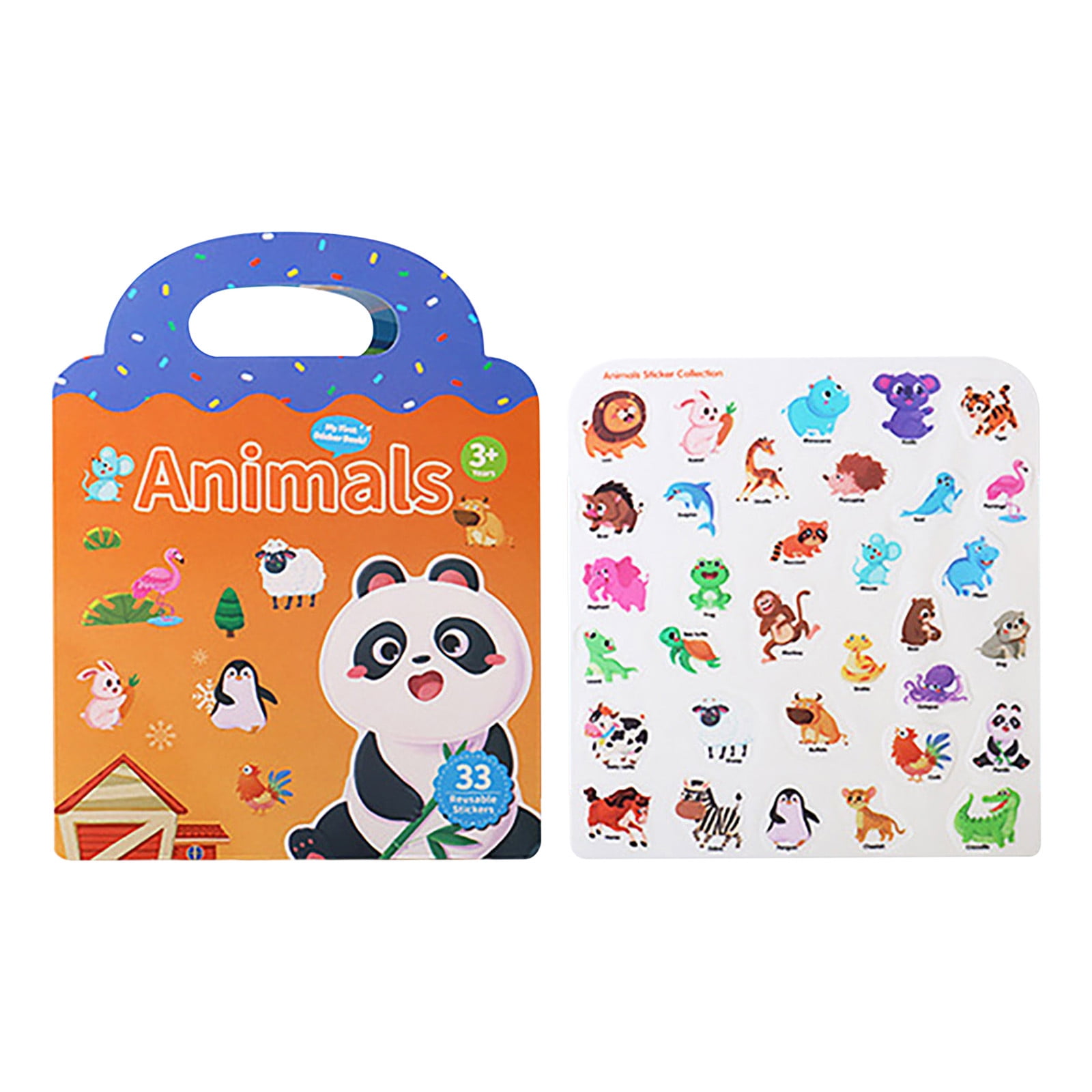 Sticker book Reusable Sticker Book Children's Stickers Activity Books ...