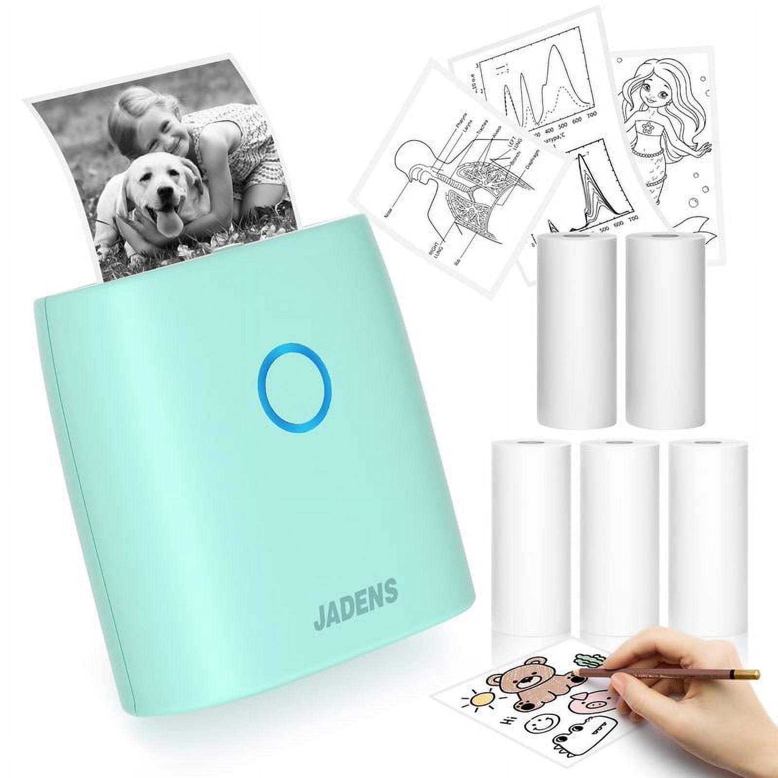 Sticker printer, mini printer for iPhone, bluetooth thermal sticker ...