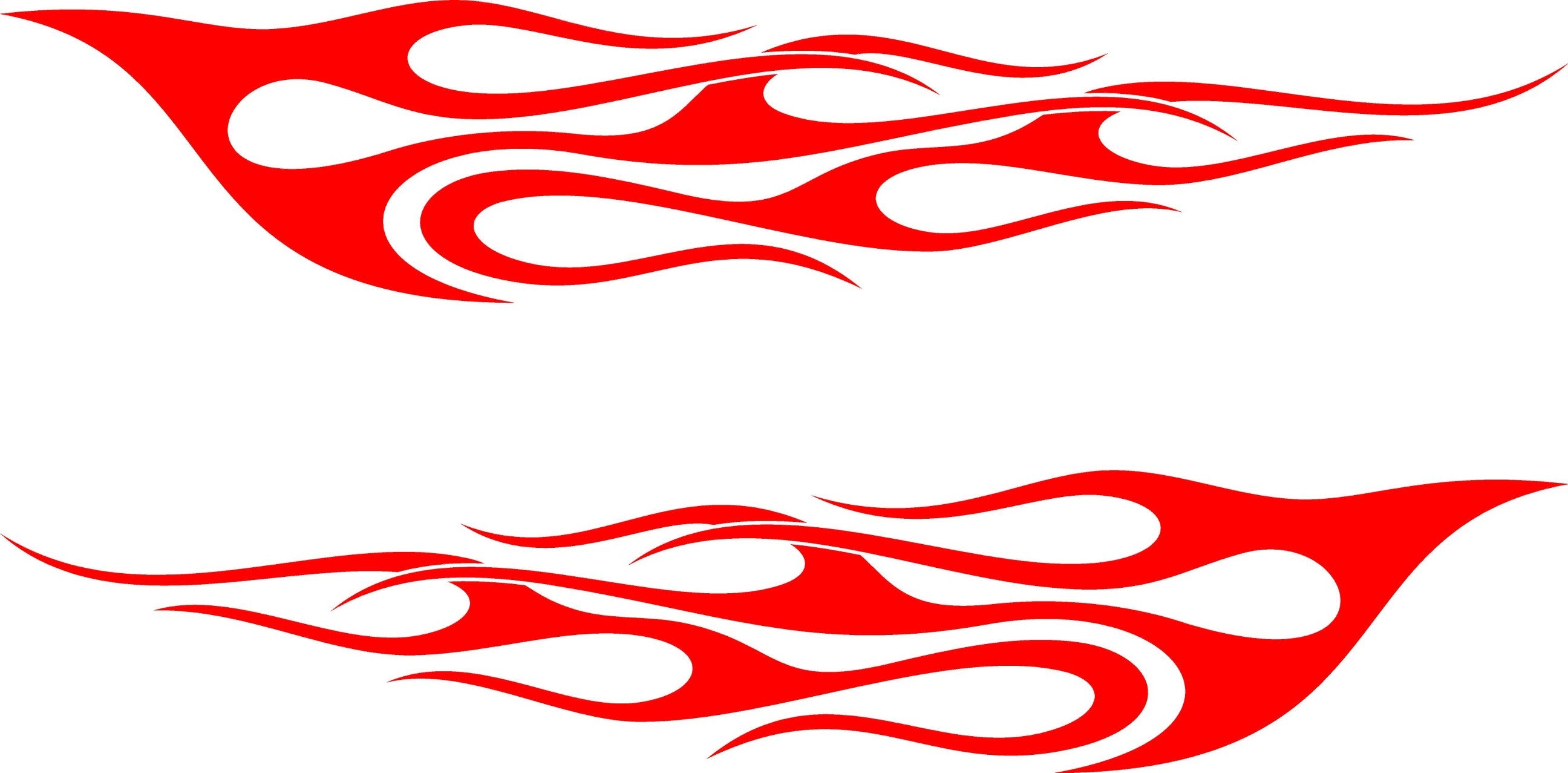 StickerChef Flames Decals Aftermarket Graphics Car Truck Stickers ...