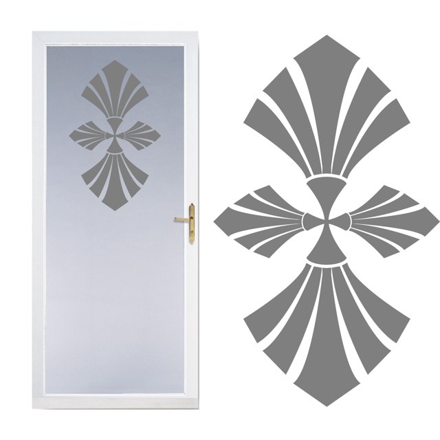 StickerChef Front Door Safety Stickers Etched Glass Vinyl Decals ...