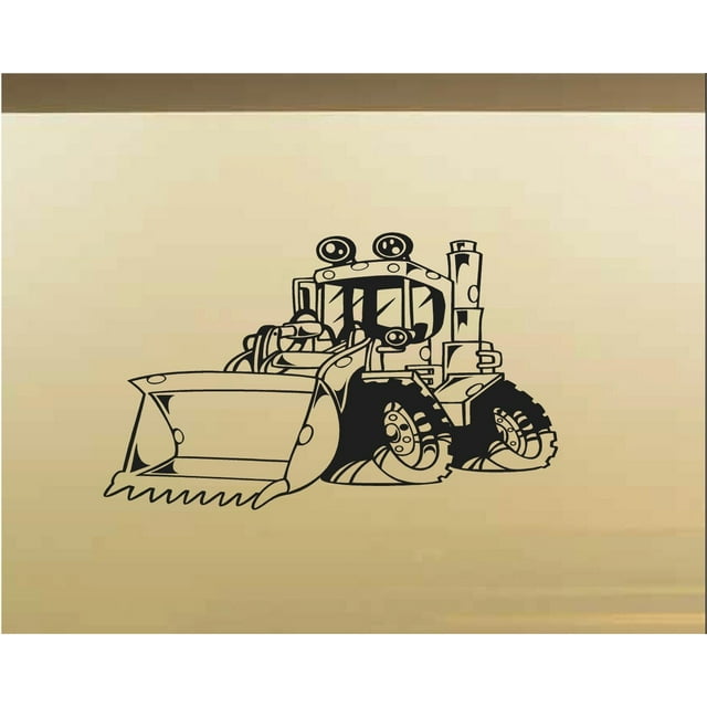 StickerChef Front End Loader Car Wall Decal - Auto Wall Mural - Vinyl ...