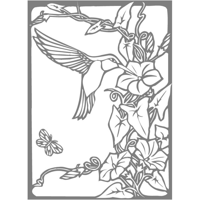 StickerChef Hummingbird Etched Decal- For Shower Doors, Glass Doors ...