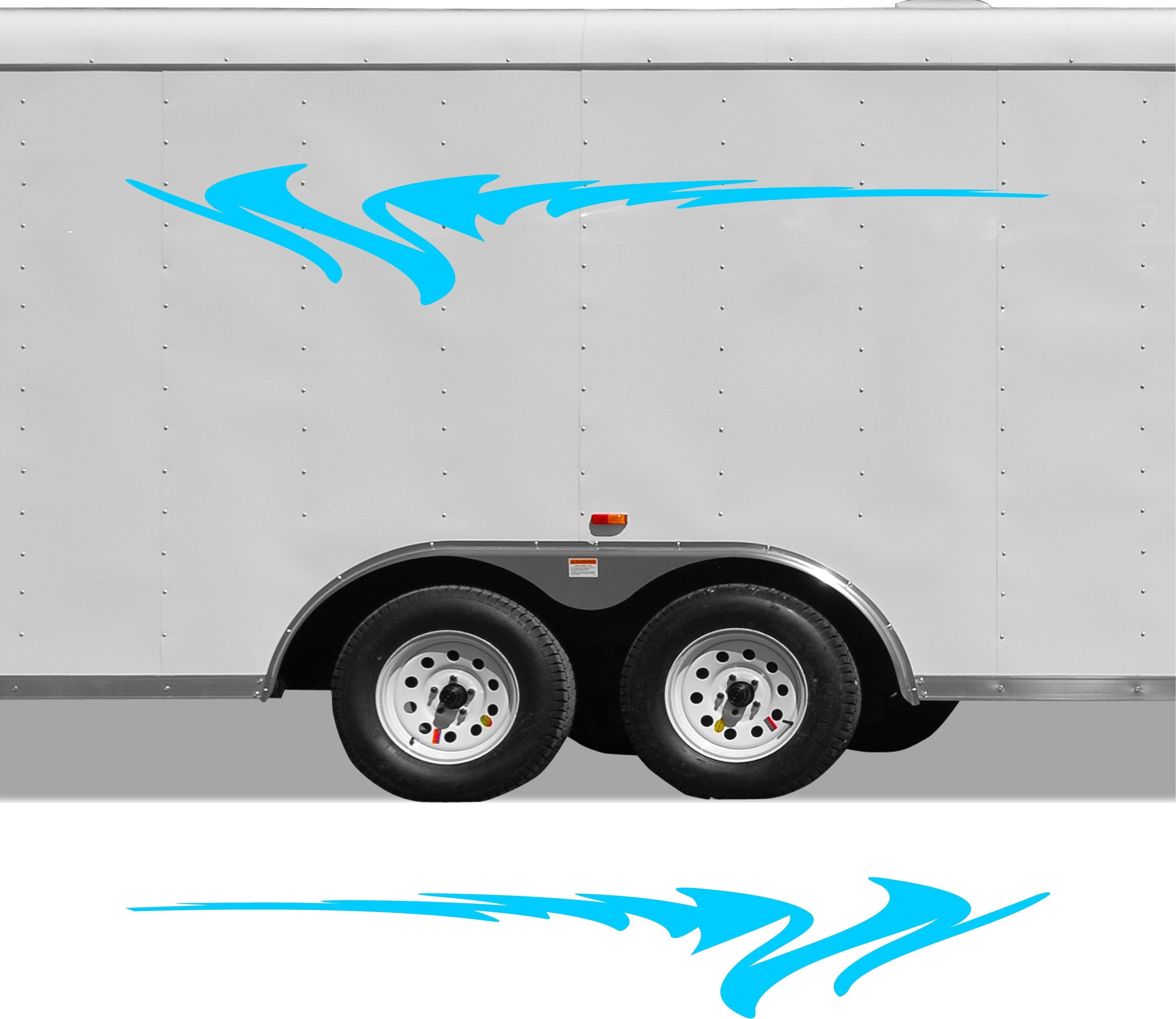 StickerChef Pontoon Boat Custom RV Decals and Stripes CB40 Replacement ...