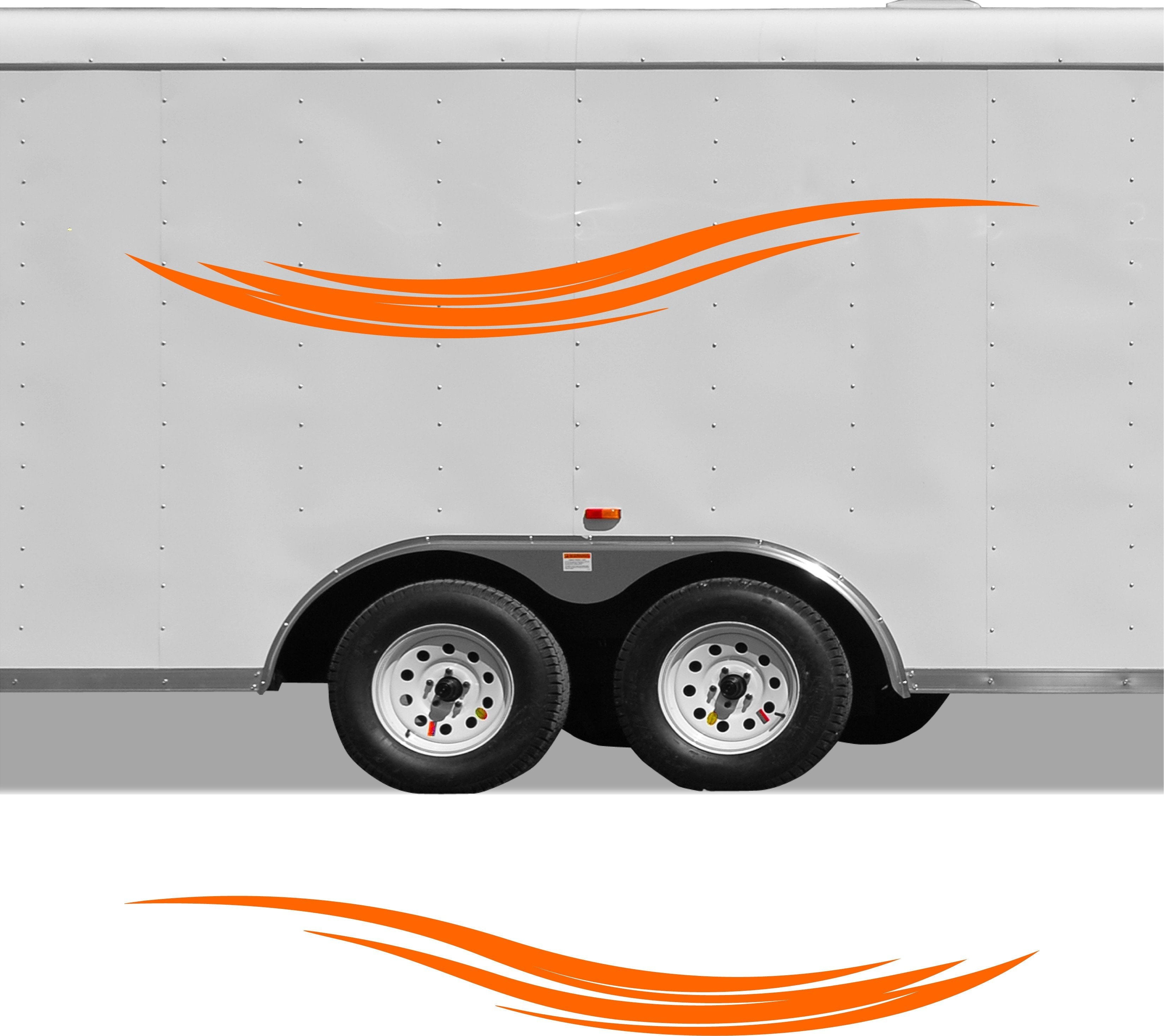StickerChef Pontoon Boat Custom RV Decals and Stripes CB43 Replacement ...