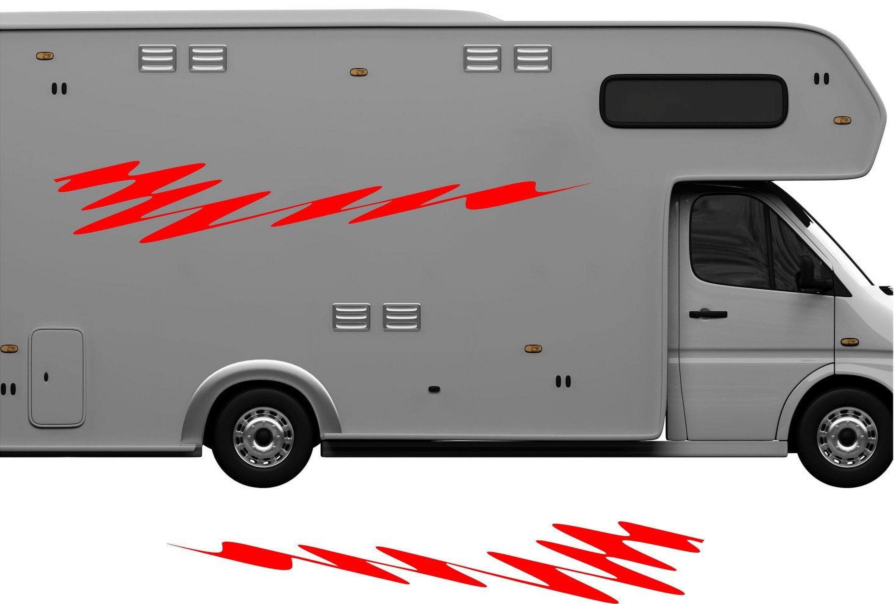 StickerChef Pontoon Boat RV Stripes and Graphics Large Replacement ...