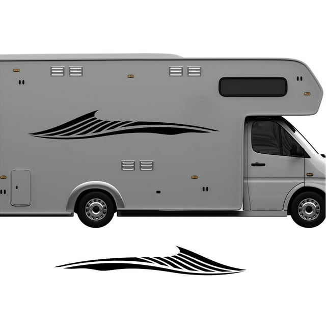 StickerChef Pontoon Boat RV Stripes and Graphics Large Replacement ...