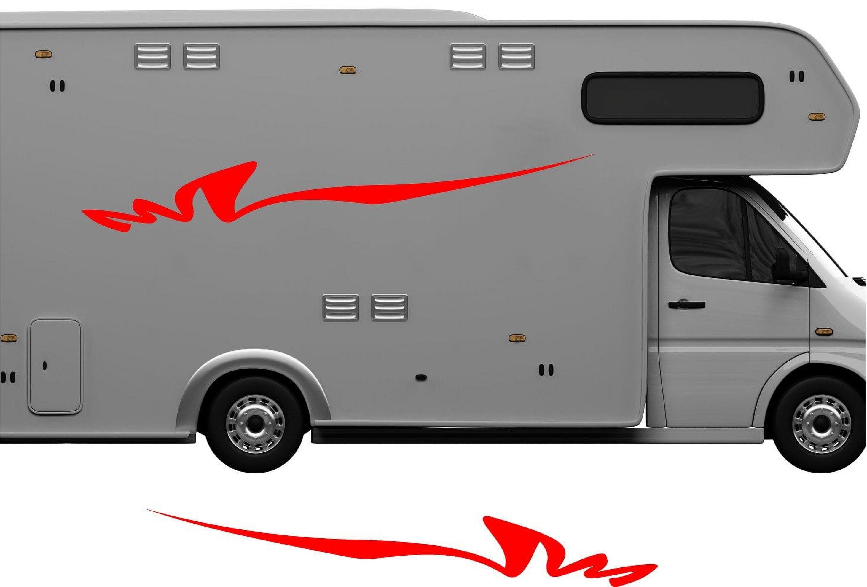 StickerChef Pontoon Boat RV Stripes and Graphics Large Replacement ...