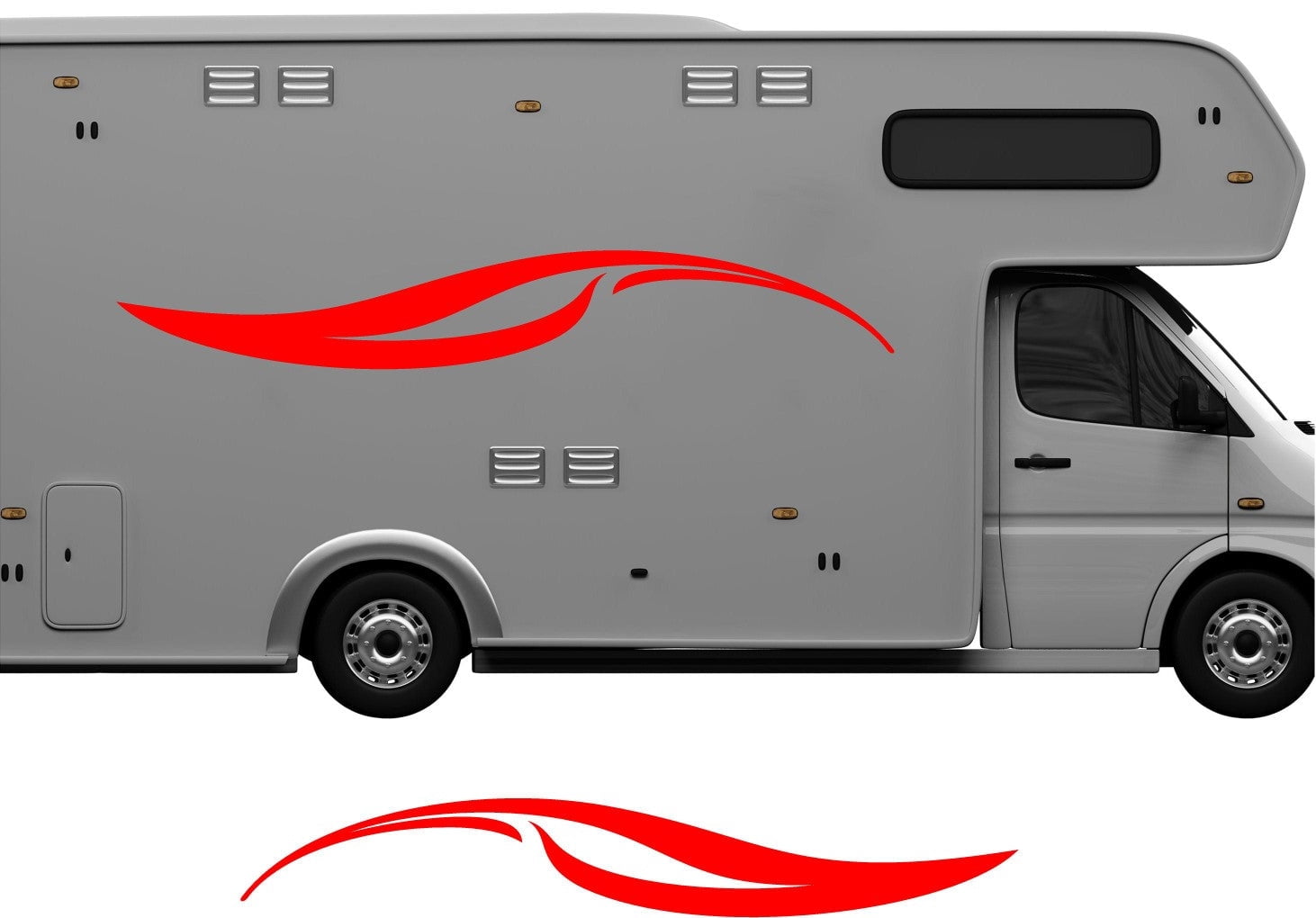 StickerChef Pontoon Boat RV Stripes and Graphics Large Replacement ...