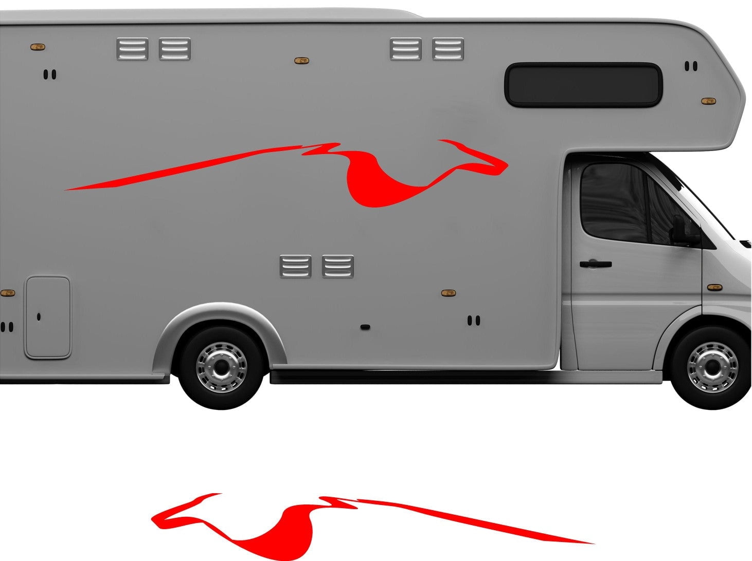 StickerChef Pontoon Boat RV Stripes and Graphics Large Replacement ...