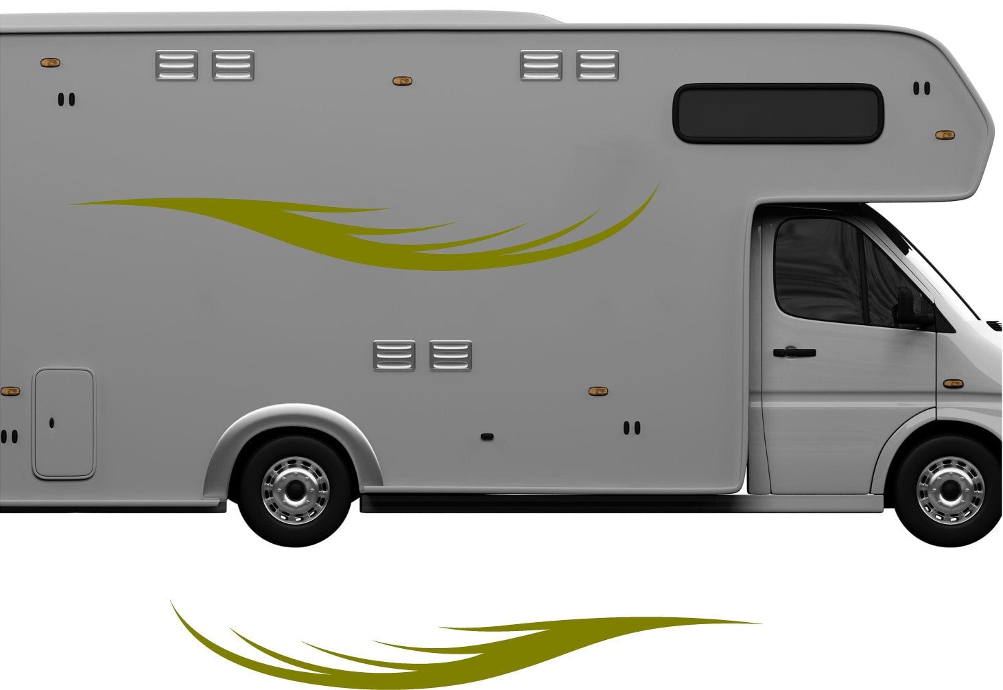 StickerChef Pontoon Boat RV Stripes and Graphics Large Replacement ...