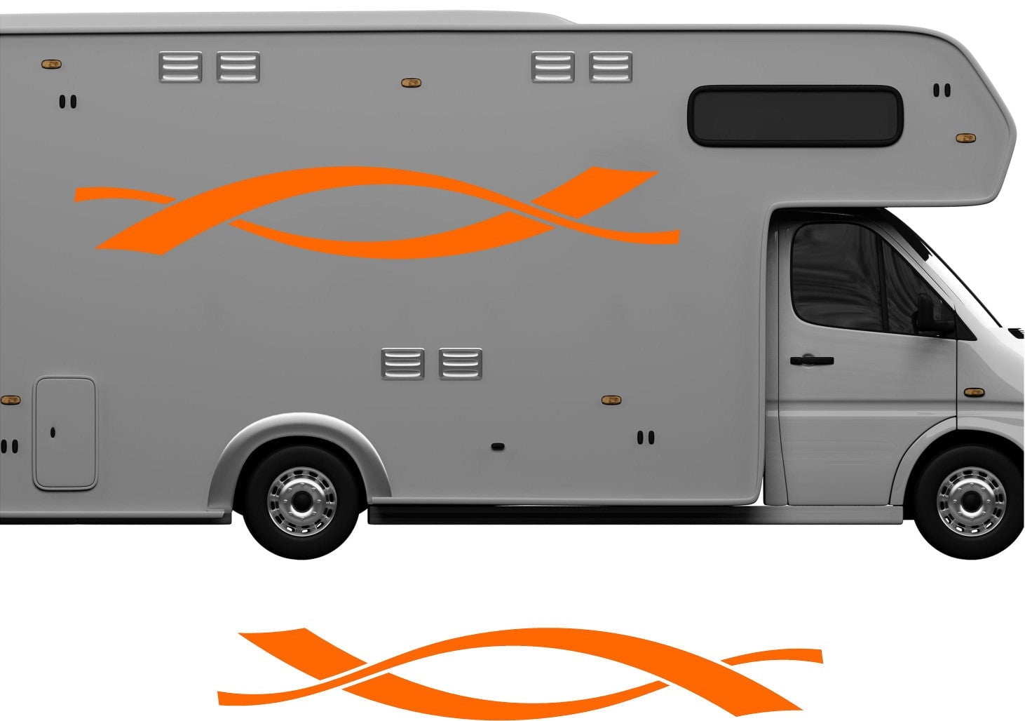 StickerChef Pontoon Boat RV Stripes and Graphics Large Replacement ...