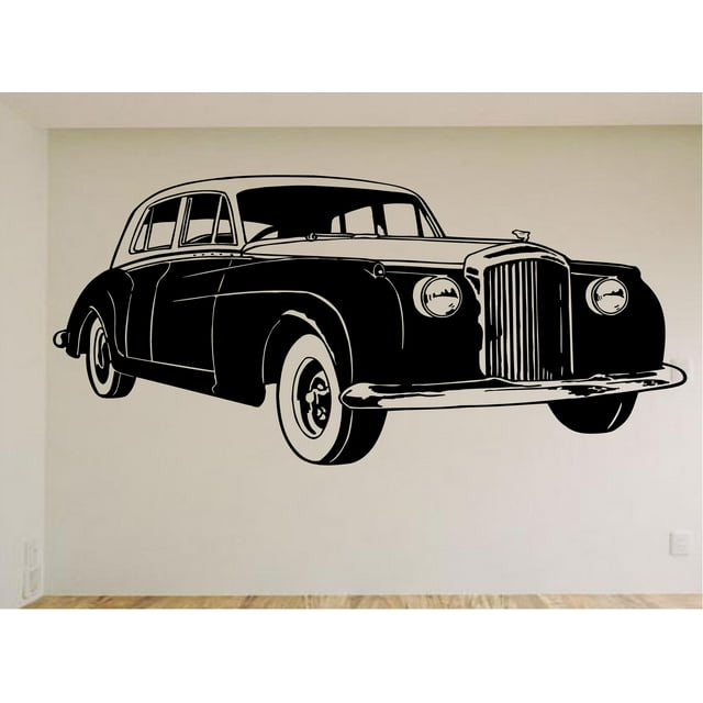 StickerChef Rolls Royce Car Wall Decal- Auto Murals- Man Cave Garage ...