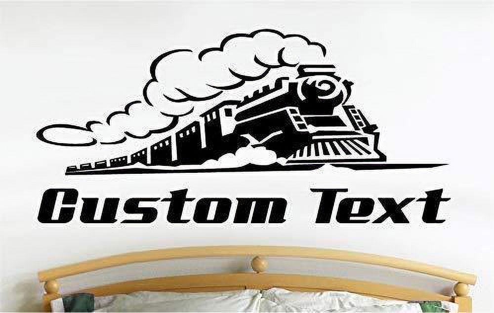 StickerChef Train Tracks Car Wall Decals Stickers Graphics Man Cave ...